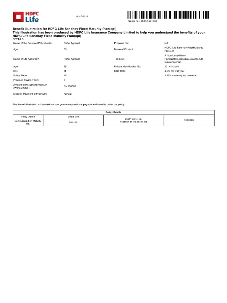 Illustration | PDF | Insurance | Life Insurance