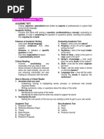 Eapp Reviewer - 1ST Quarter | PDF | Linguistics | Human Communication