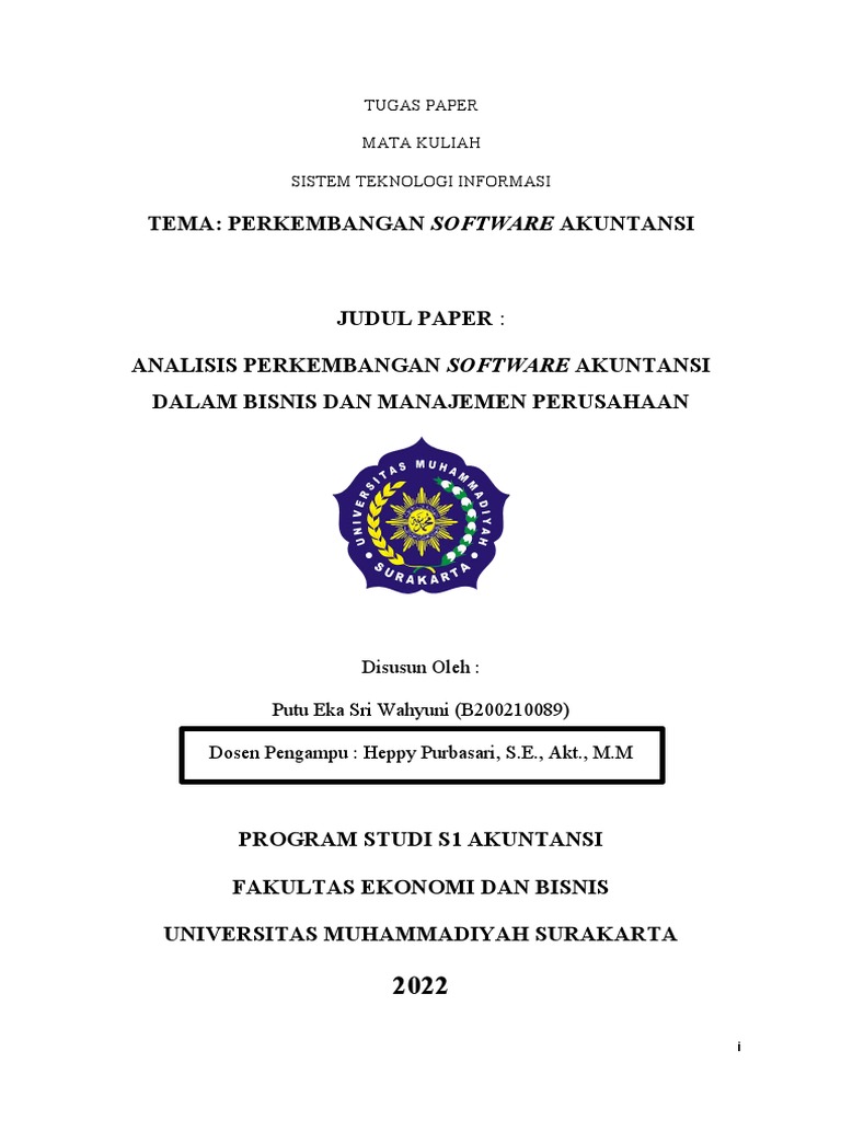 B200210089 - D - Putu Eka Sri Wahyuni - Paper Sti | PDF