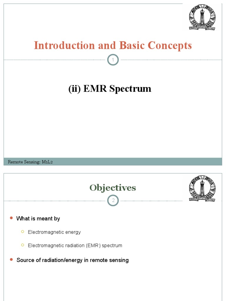 EMR Spectrum | PDF | Electromagnetic Radiation | Electromagnetic Spectrum