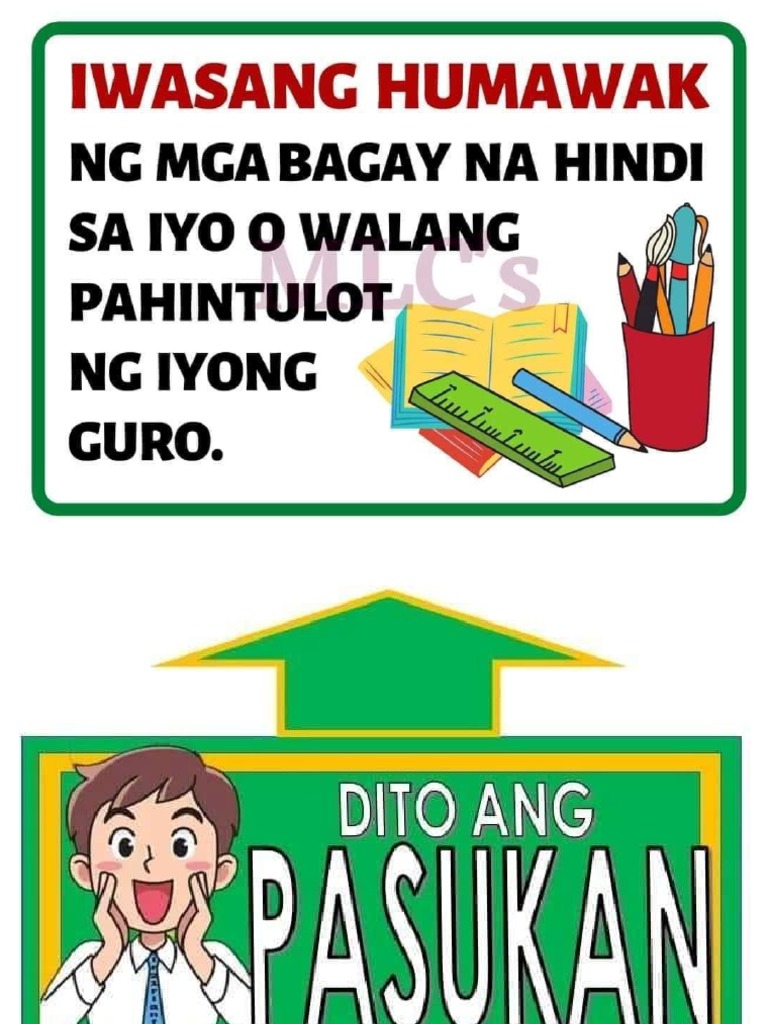Signages Tagalog | PDF