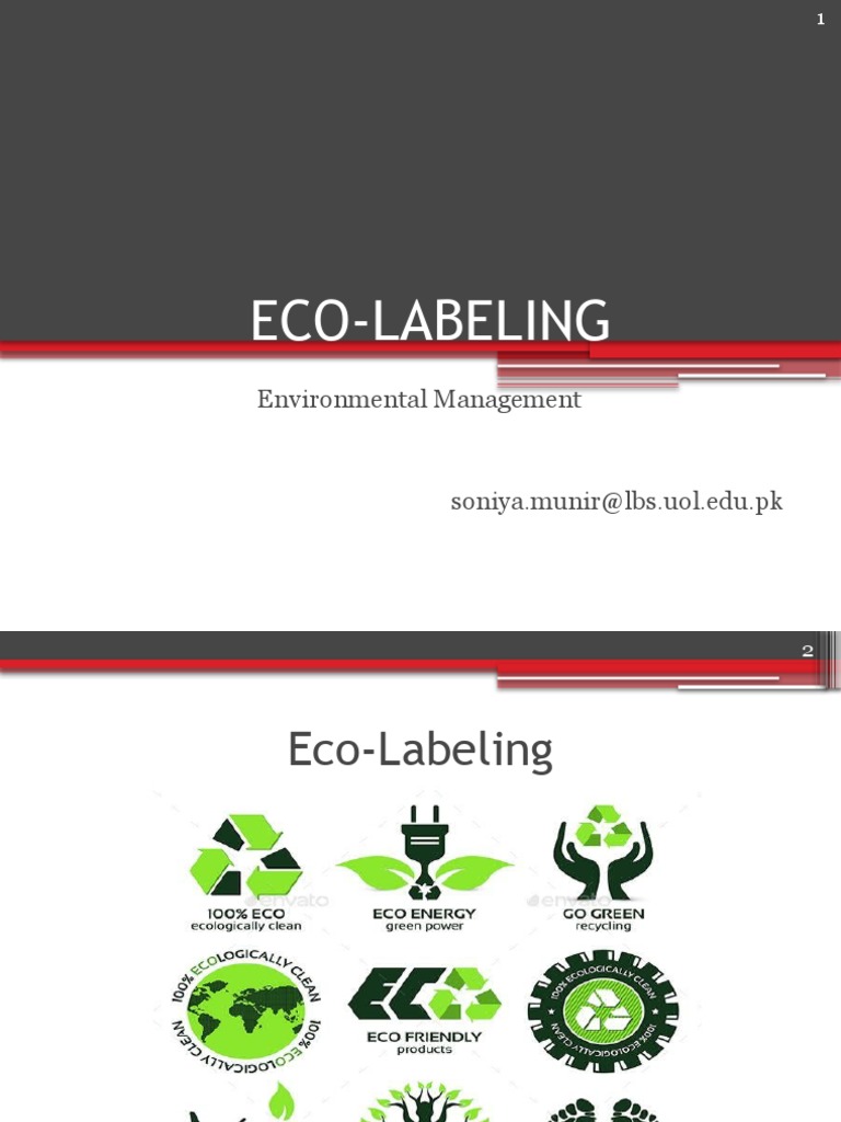 Lecture 10 Eco Labeling | PDF | Life Cycle Assessment | Business Process