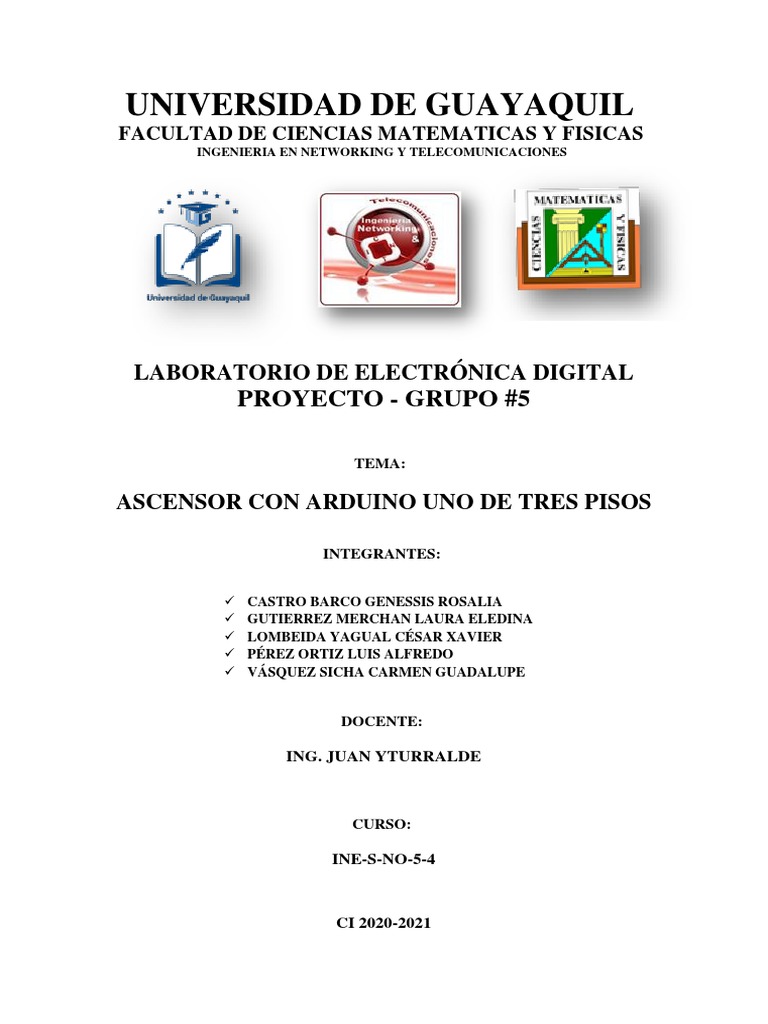 Grupo #5-Proyecto | PDF | Ascensor | Ingenieria Eléctrica
