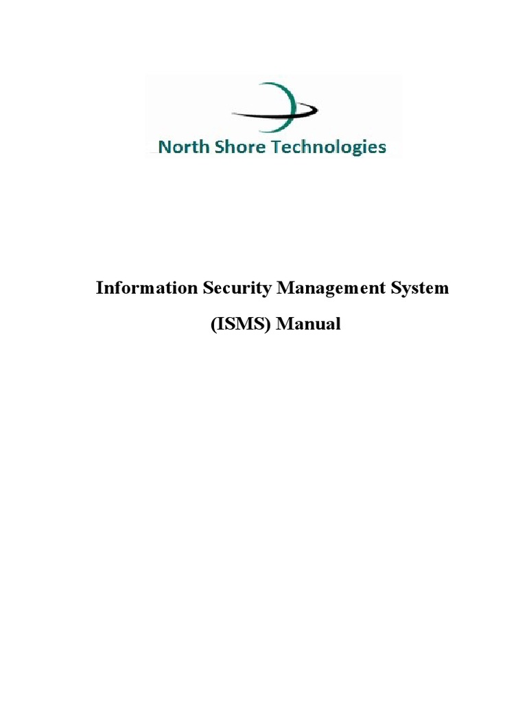 Nst Isms Manual V2 6 Pdf Information Security Risk