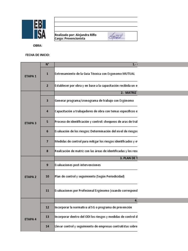 PR-PDO-49 Cronograma Protocolo MMC | PDF
