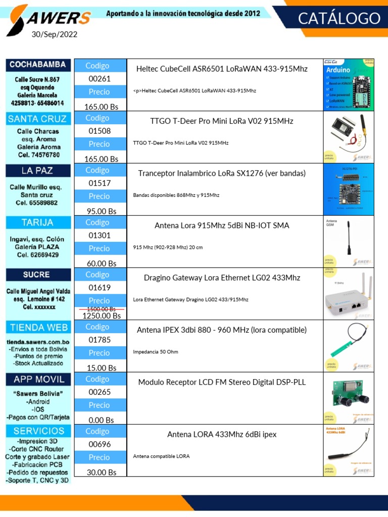Modulos RF LORA | PDF | Ciencias de la Computación | Ingeniería Informática