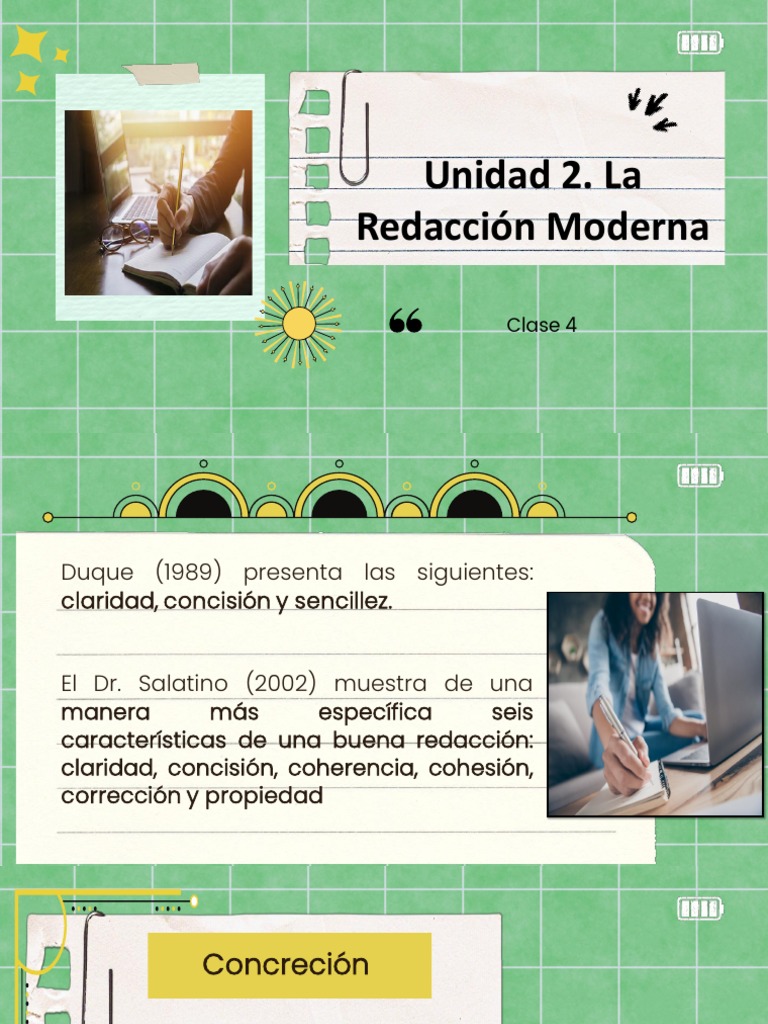 Características de la Redacción Moderna | PDF | Ensayos | Poesía