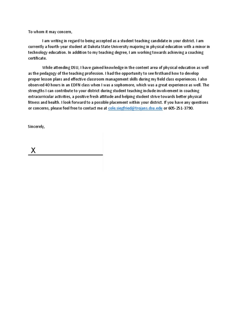 Letter of Introduction-Cole | PDF | Self-Improvement