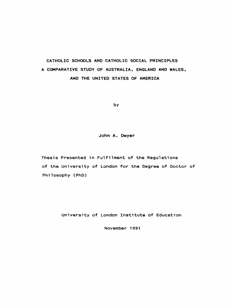 Catholic Schools and Social Justice Issues | PDF | Catholic Church ...