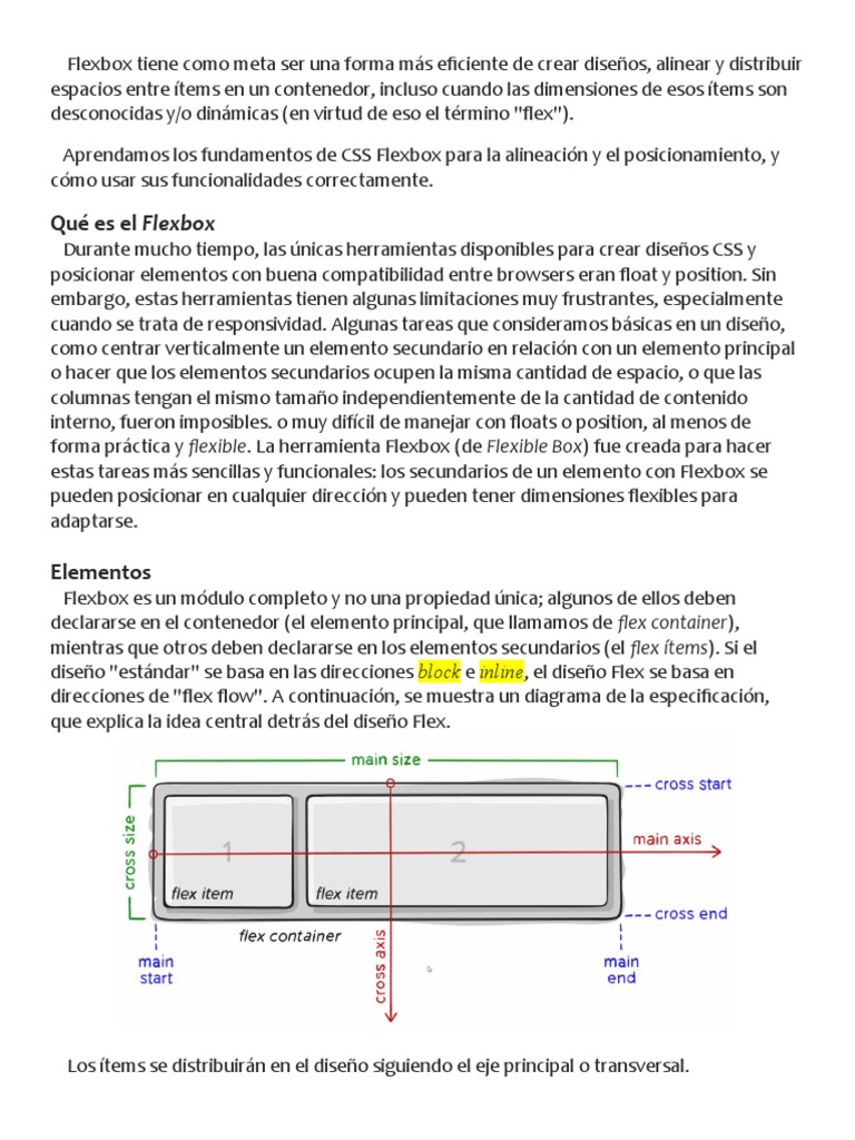 Flexbox, CSS | PDF | Informática | Desarrollo de software