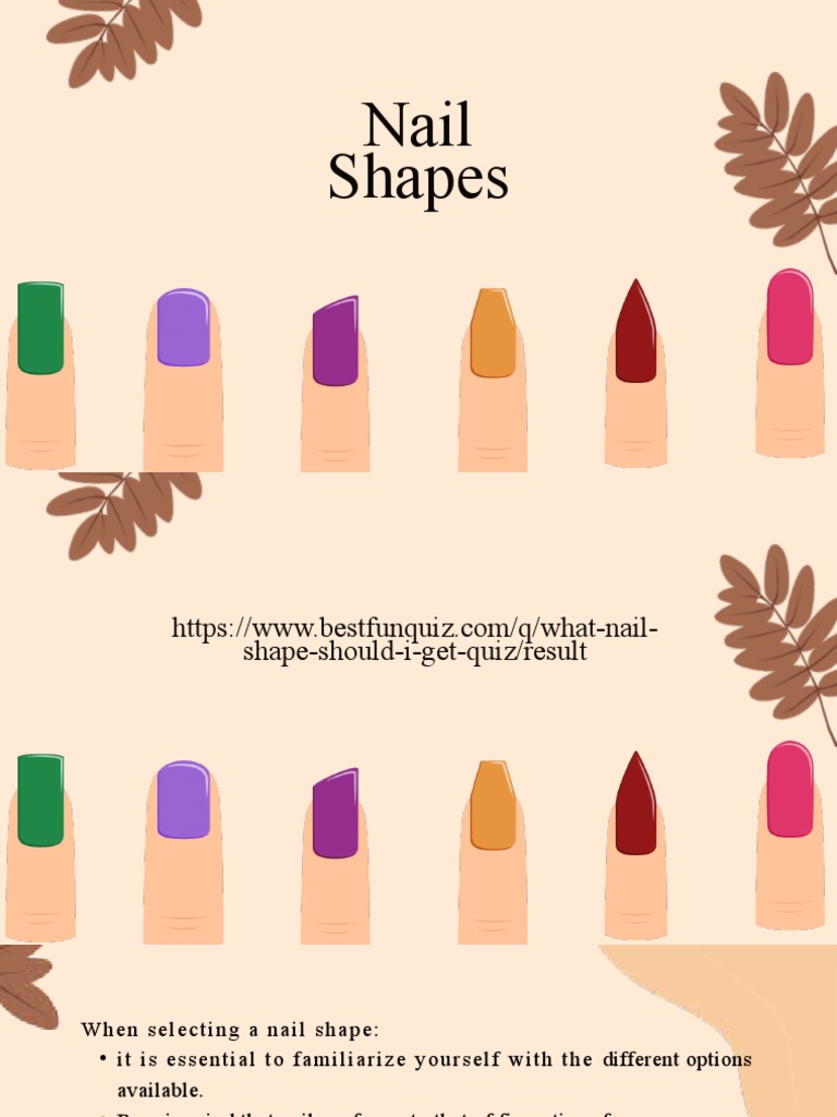 Best Nail Shape Guide - Oval, Round, Pointed, Squoval, Square & Coffin ...