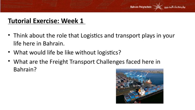 Freight - Lesson - 1 - Tutorial Exercise | PDF Freight - Lesson - 1 - Tutorial Exercise | PDF