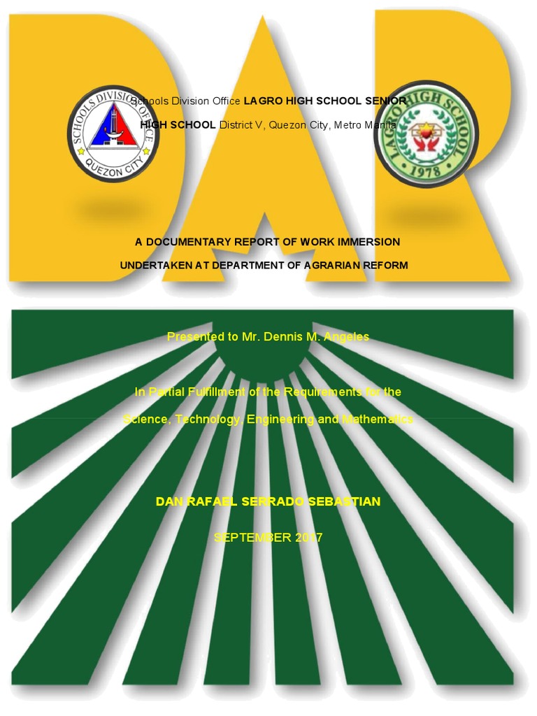 Documentary Report Sample Document | PDF | Leasehold Estate