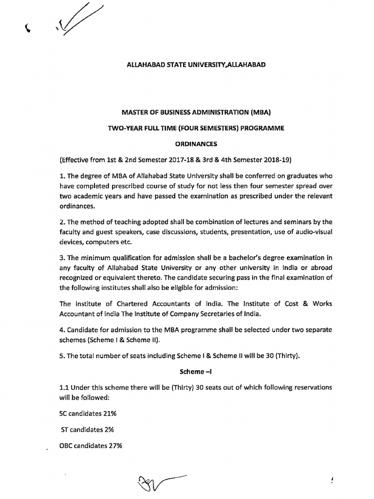 Syllabus For MBA | PDF