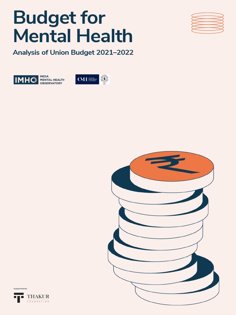 Budget Brief Union Budget For Mental Health 2021 22 | PDF | Mental ...