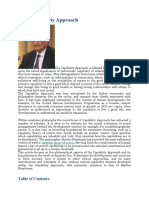 Amartya Sen's Capability Approach Explained | PDF | Economics | Economies