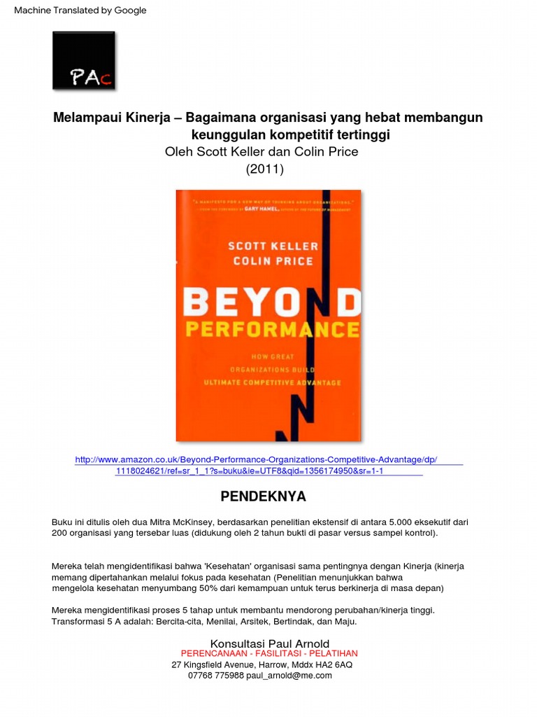 Beyond Performance 1 | PDF