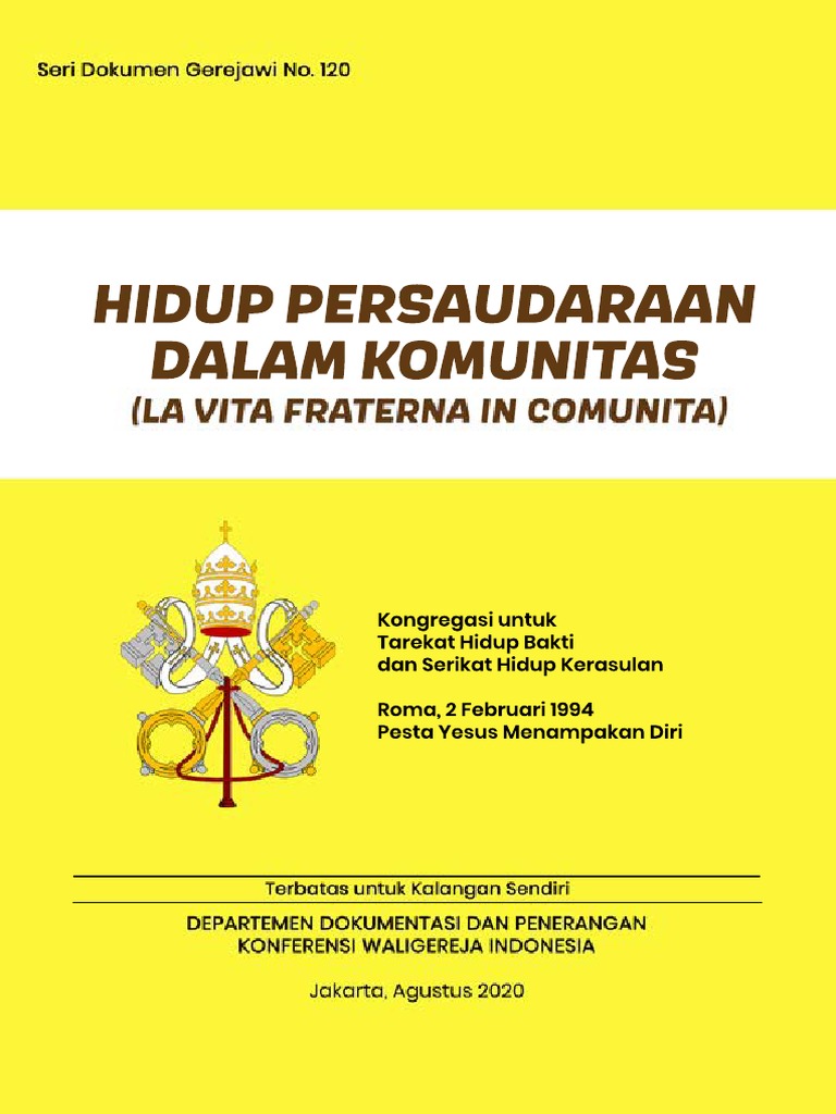 Hidup Persaudaraan dalam Komunitas | PDF | Agama & Spiritualitas