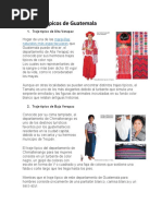 Trajes Típicos de Alta y Baja Verapaz | PDF | Guatemala | Camisa