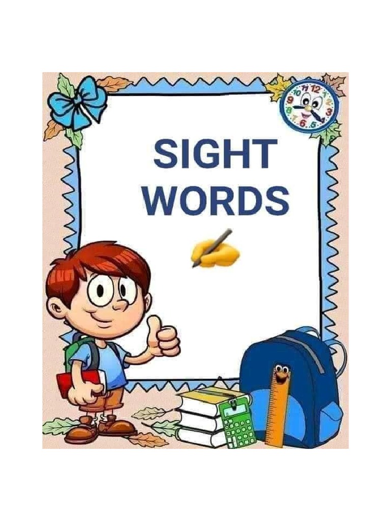 Sight Words Set 1-12 | PDF