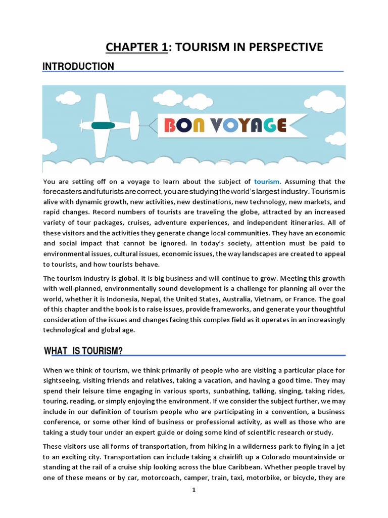 Perspectives on Modern Tourism | PDF | Tourism