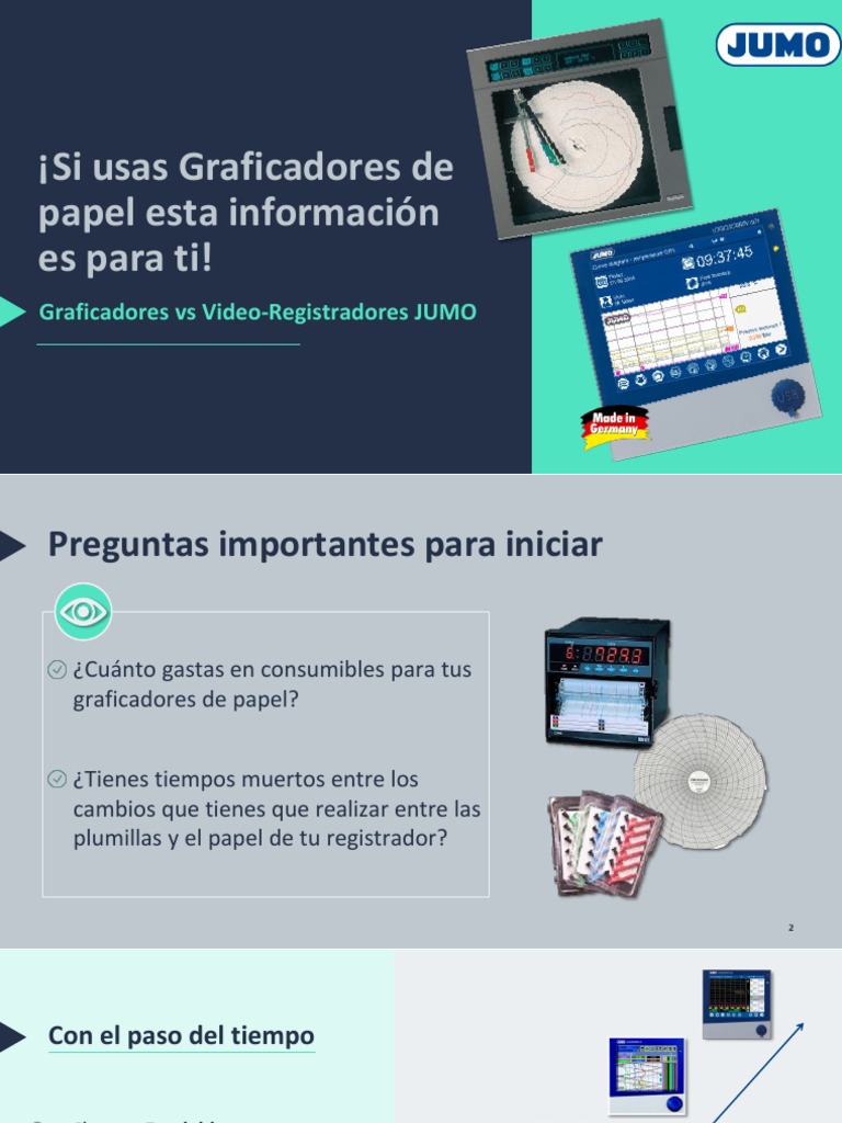 Graficadores y Registradores JUMO | PDF | Scada | Informática