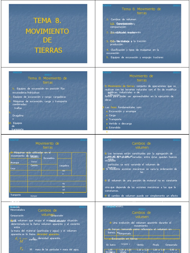 Mov Tierras Cap 8 | PDF | Neumático | Tractor
