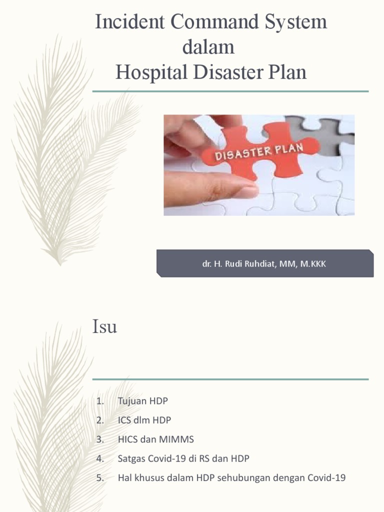 ICS & HDP - Covid19 | PDF | Incident Command System | Occupational Safety And Health