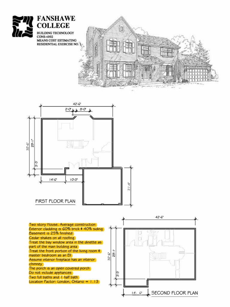 RS Means Student Booklet-S 18 | PDF | Framing (Construction) | Basement