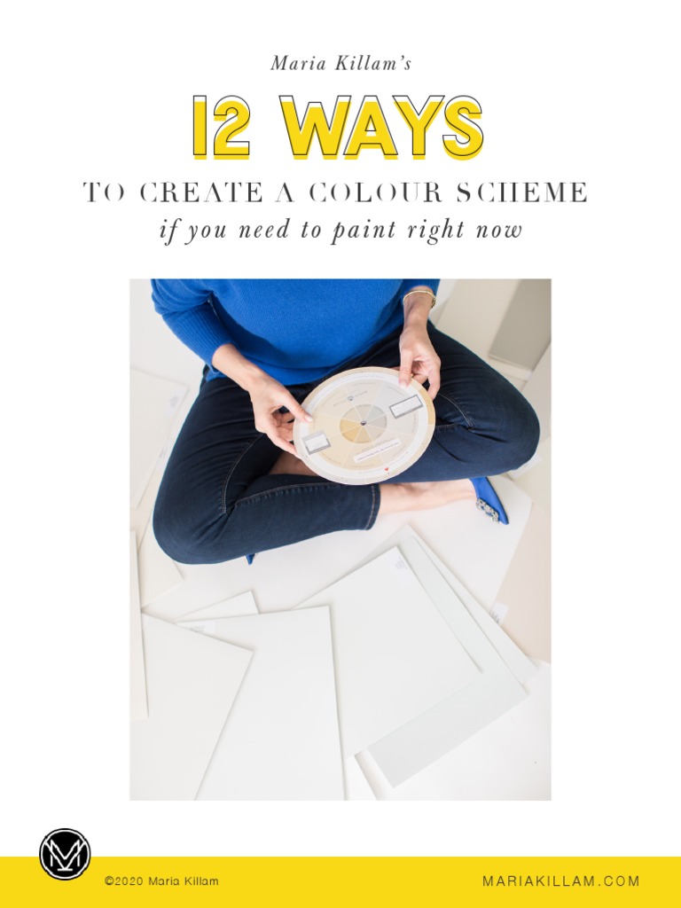 12 Ways Create Colour Scheme 2 | PDF | Lighting | Pillow