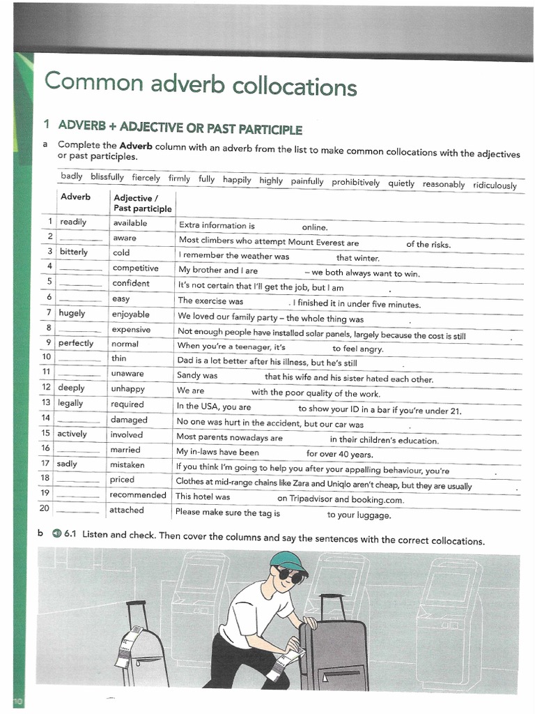 Adverb Collocations | PDF