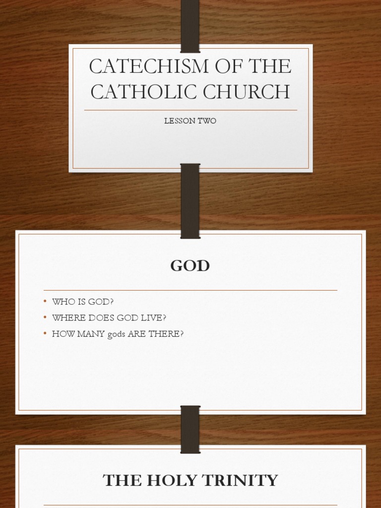 An Introduction to the Catholic Faith: Understanding the Holy Trinity ...