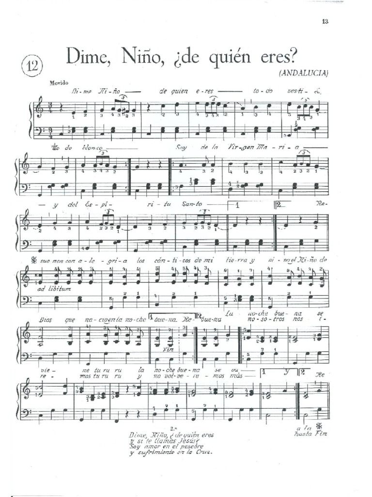 Dime, Niño, De quién eres | PDF