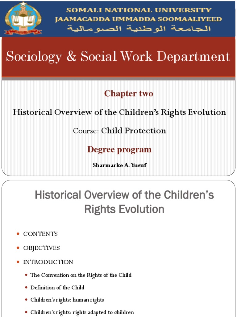 Ch2 Child Protection Historical Overview of The Children's Rights ...