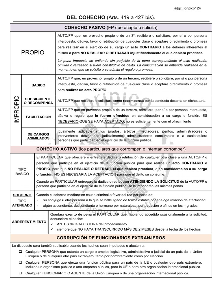COHECHO Loripico | PDF | Soborno | Gobierno