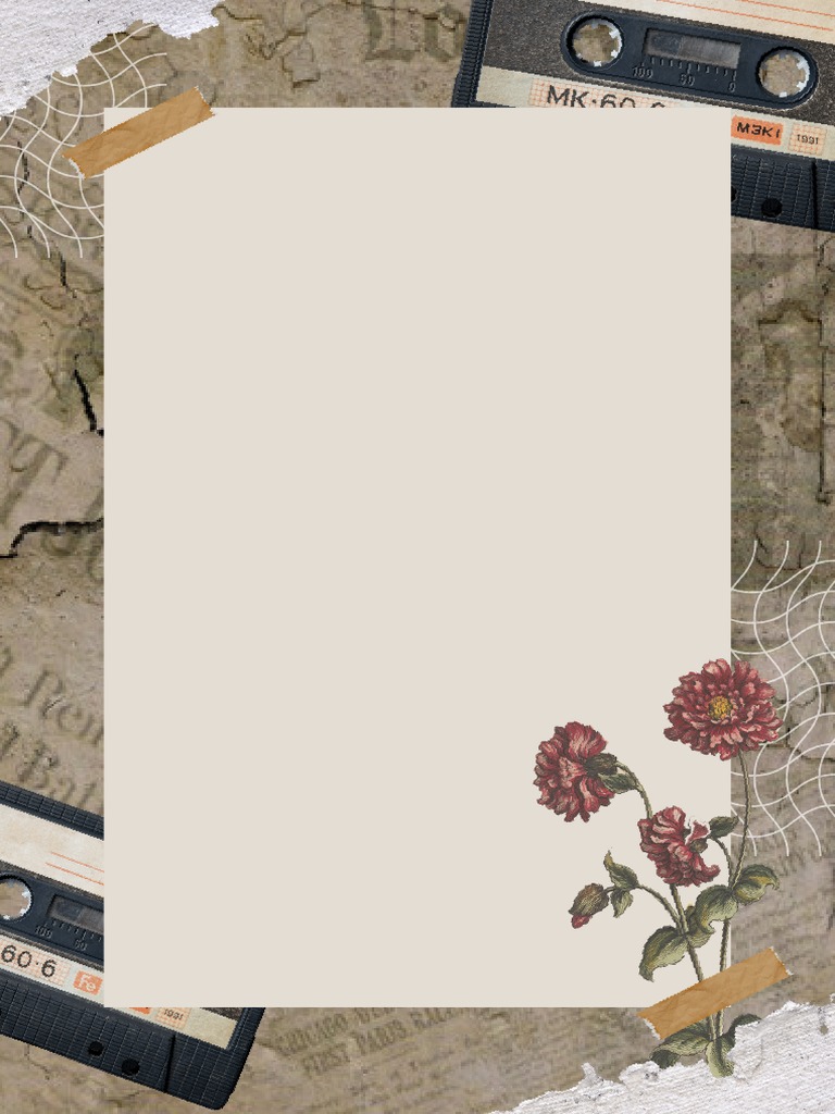 Brown Vintage Disk Page Border | PDF