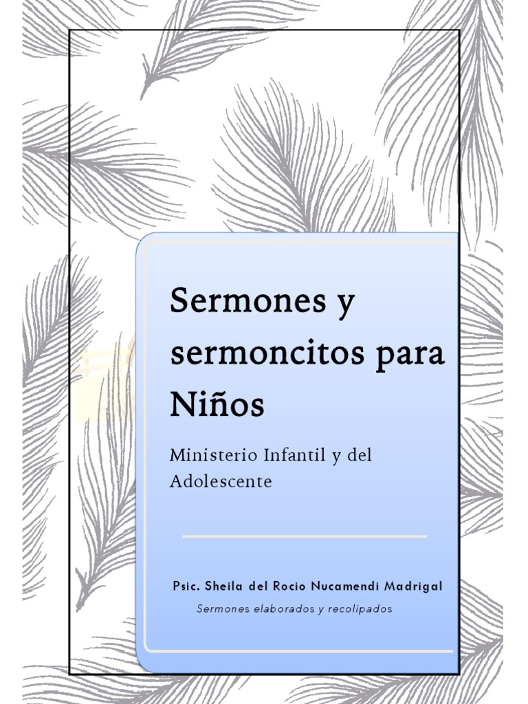 Sermones para Niños PDF | PDF | Oración | Jesús