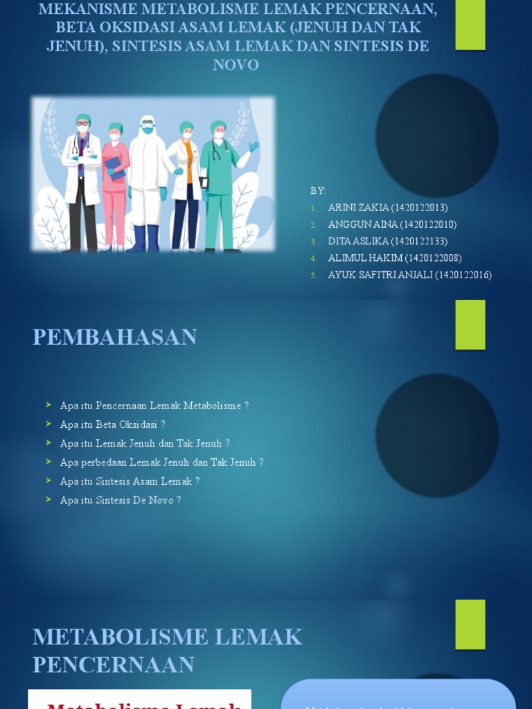 Mekanisme Metabolisme Lemak Pencernaan, Beta Oksidasi Asam | PDF Mekanisme Metabolisme Lemak Pencernaan, Beta Oksidasi Asam | PDF