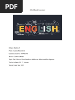 CSEC English SBA Guide | PDF | Human Communication | Communication