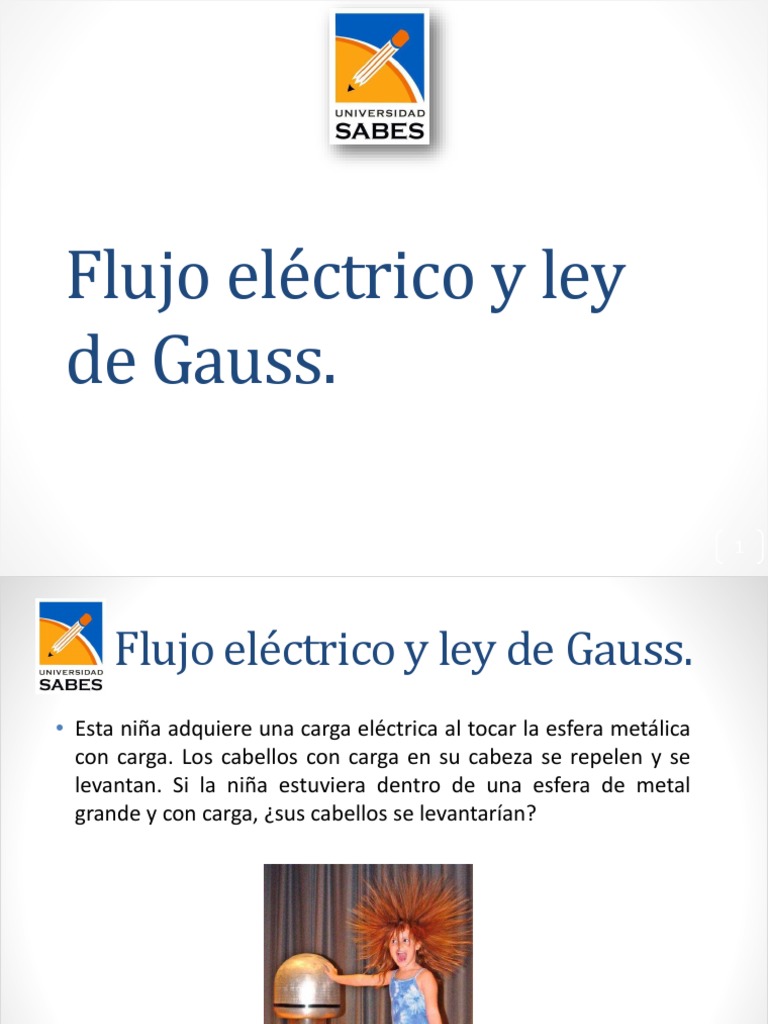 Flujo Electrico y Ley de Gauss | Descargar gratis PDF | Campo eléctrico | Vector Euclidiano
