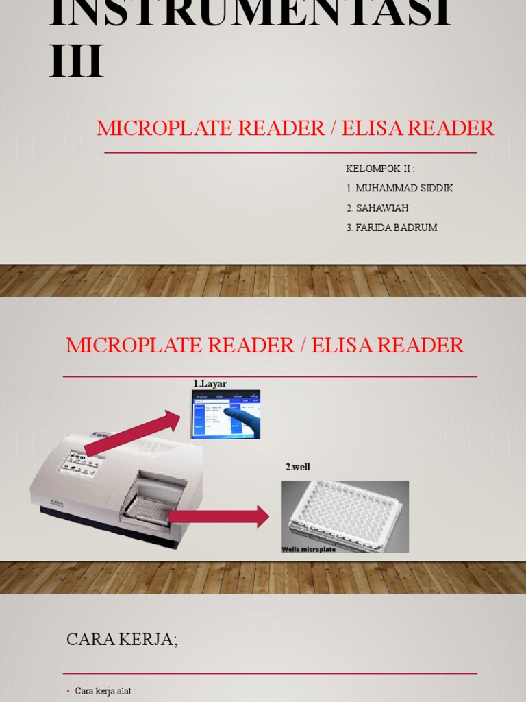 Instrumentasi Iii Microplate Reader | PDF