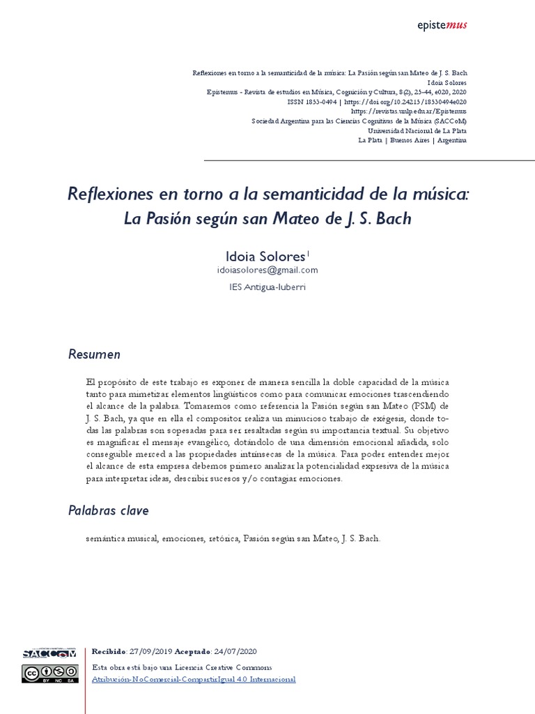 Tobisc,+solores2 Epistemus 8-2 | PDF | Johann Sebastian Bach | Ritmo