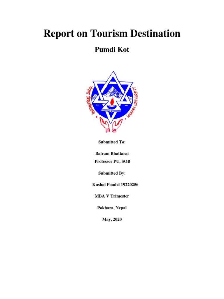Kushal Poudel Destination Pumdi Kot | PDF | Tourism