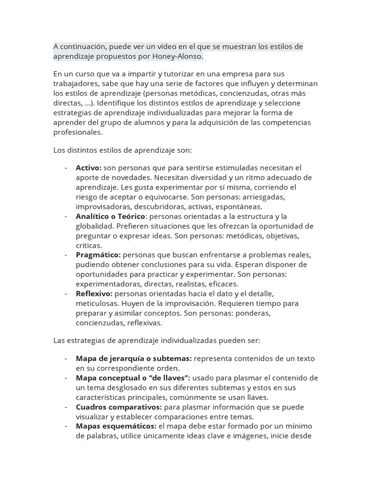 Realiza A Valorar Por El Tutor #1. Tema 1. Apartado 1.3.1. Seleccionar ...