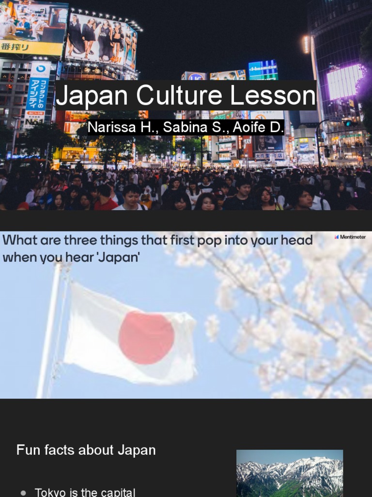 Japan Culture and Education Overview | PDF