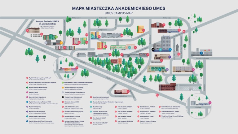 Mapa Miasteczka Akademickiego Umcs | PDF