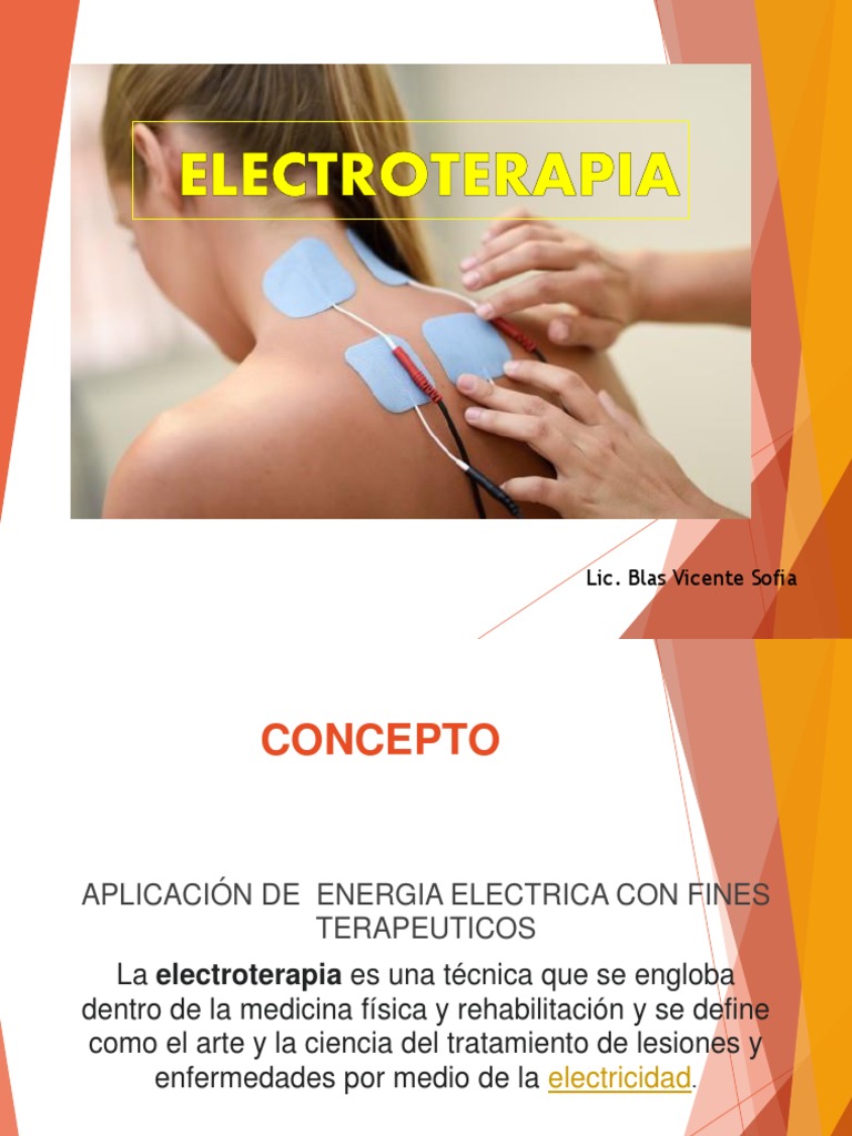 ELECTROTERAPIA | PDF | Corriente eléctrica | Electricidad