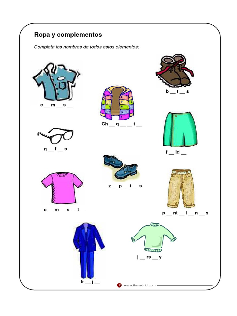 Ropa y Complementos | PDF