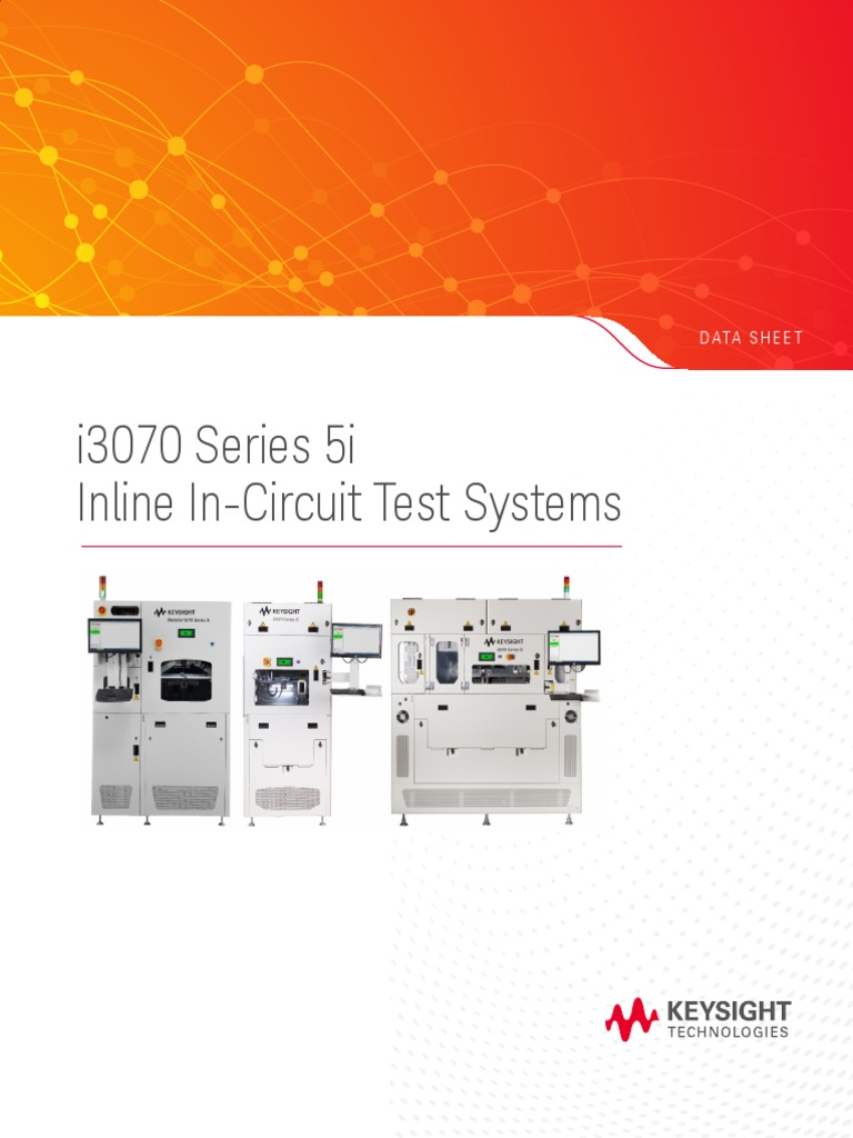 Keysight I3070 ICT | PDF | Educational Technology | Automation