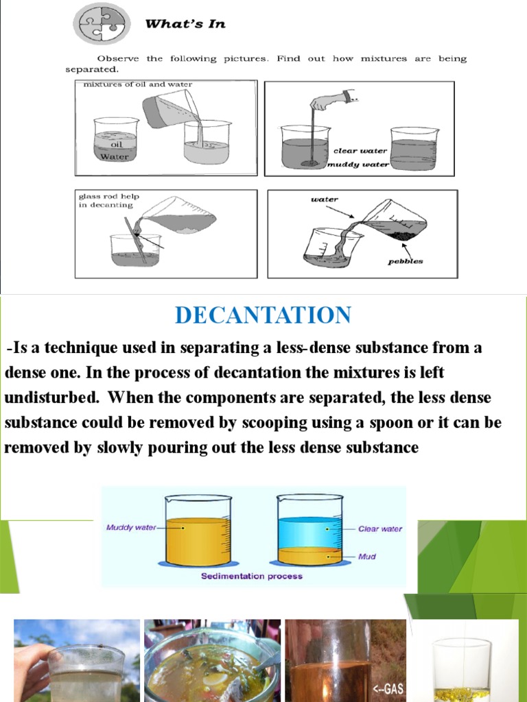 Decantation | PDF